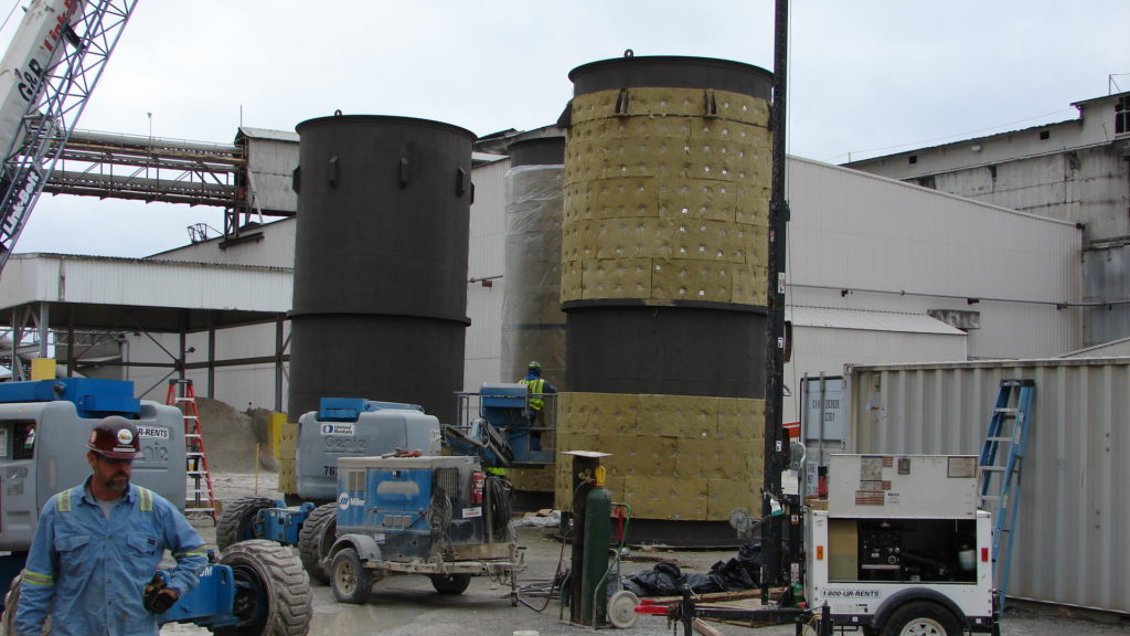 Kiln Downcomer Duct Project - G&R Plant Maintenance Services