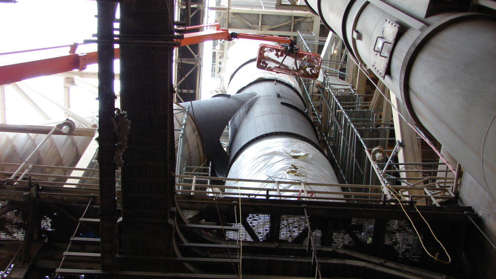 Kiln Downcomer Duct Project - G&R Plant Maintenance Services